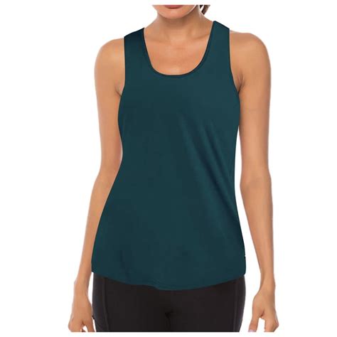 Tank Tops For Women Summer Sleeveless Workout O Neck Breathable