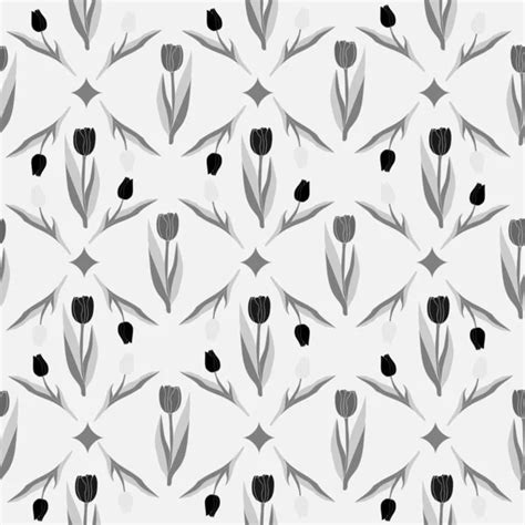 19878878 Tulip Pattern Vector Images Depositphotos