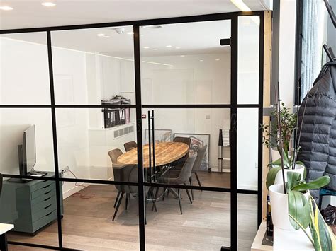Glass Partitions At Structural Design Studio Wandsworth London T