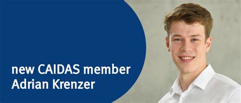 New Caidas Member Adrian Krenzer Center For Artificial Intelligence And Data Science