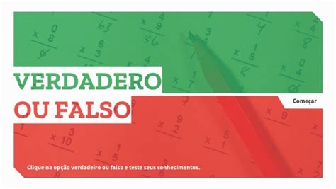 VERDADERO OU FALSO