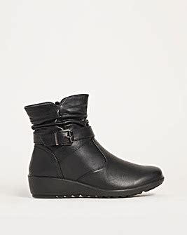 Extra Wide Eeeeeee Ladies Ankle Boots Fashion World