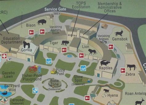 Map Of Zoos Around The World Animal Exhibit Locations Finding Animal