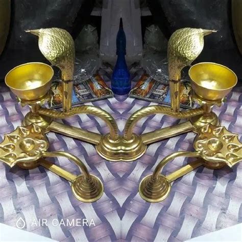 Yellow Steel Kapoor Dani Brass Ki For Temple At ₹ 1050piece In Varanasi Id 23576424248