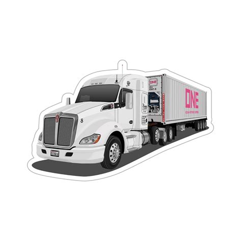 Semi Truck Cartoon Design Fast Turnaround Aadesigns