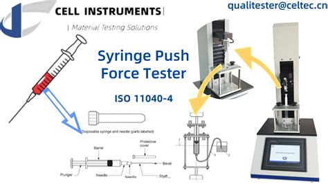 Best Syringe Push Force Tester Compliance Iso 11040 4