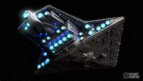 I Designed The Assertor Class Star Dreadnought In Lego The Model Is