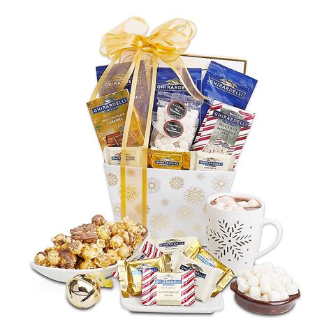 Alder Creek Ghirardelli Chocolate Holiday T Basket Fg08217 Image 1