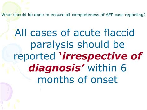 Afp Surveillance Who Pptx