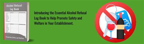 Alcohol Refusal Log Book Compliance Documentation For Establishments
