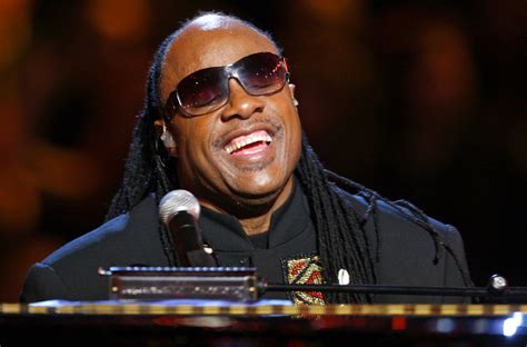 Stevie Wonder Without Glasses
