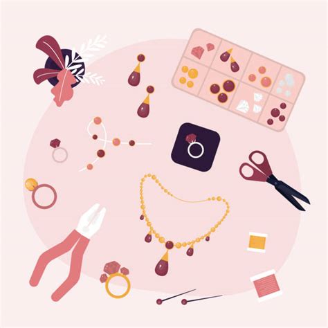 100 Jewelry Making Ilustração De Stock Gráficos Vetoriais E Clipart