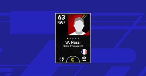 W Nassi Efootball 2022 Stats