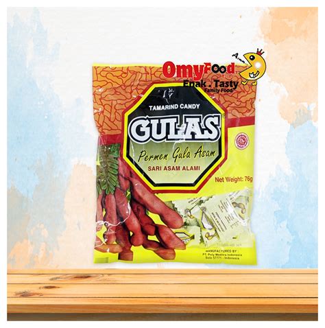 57g Tamarind Candy Gulas Permen Gula Asam Sari Asam Alami Omyfood