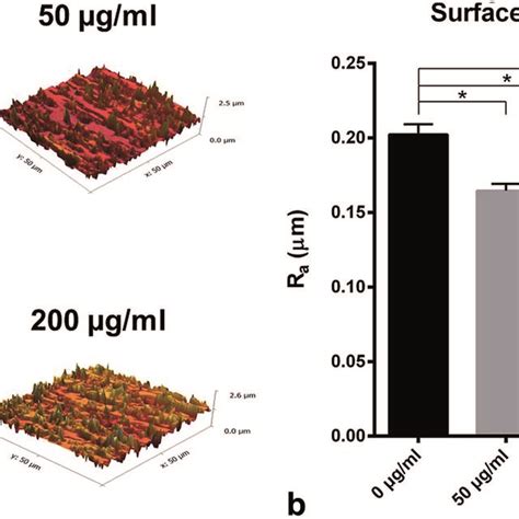 A The Three Dimensional Surface Topography Of Titanium Surfaces