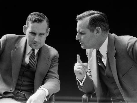 1930s 1940s Businessman Talking Photograph By Vintage Images Pixels