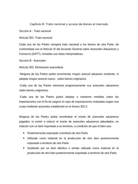 Tlcan Tmec Pdf Tratado De Libre Comercio Norteamericano Arancel