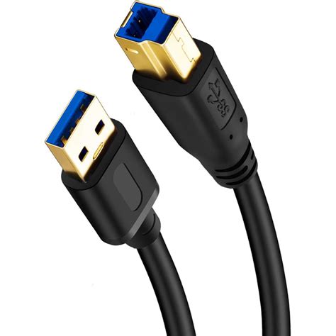 Kolorapus Usb Printer Cable Usb 2 0 Type A Male To B Male Printer Cord For Dell Usb Printer