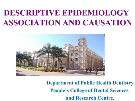 Descriptive Epidemiology Ppt