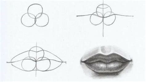 How To Draw Realistic Lips Easy Step By Step Pencil Sketch And Shading