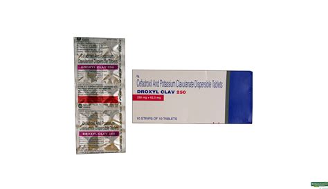 Buy Droxyl Clav 250mg 10 Tablets Online At Best Prices Wellness Forever