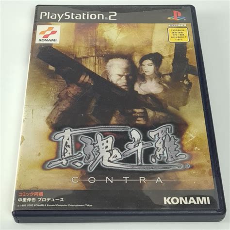 Shin Contra Reg Ps2 Ntsc Japan Playstation 2 Konami Action Shattered