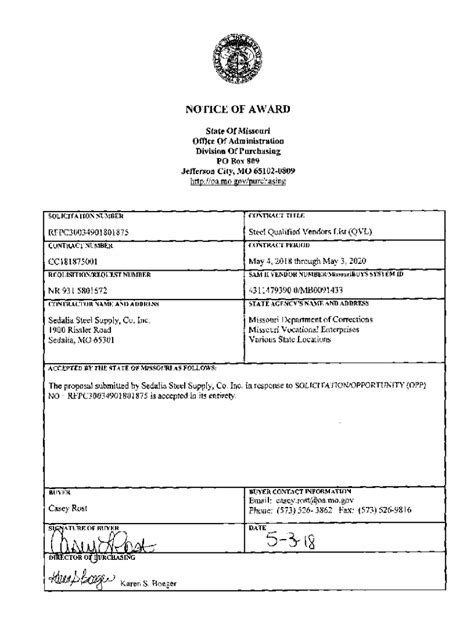 Fillable Online Procurement Contract Summary Sheet User Guide Fax Email Print Pdffiller