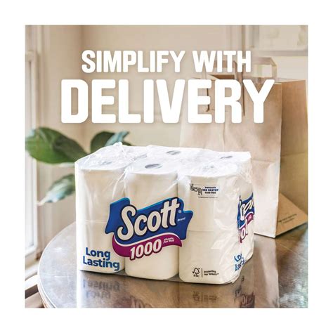 Buy Scott Septic Safe Toilet Paper 1000 Sheets Per Roll 4 Ct From