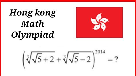 Hong Kong Math Olympiad Problemdont Use Calculator Mathsolympiad