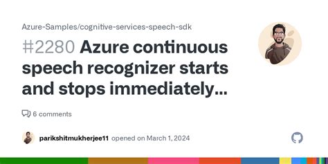 Azure Continuous Speech Recognizer Starts And Stops Immediately Inside Docker Container But Runs