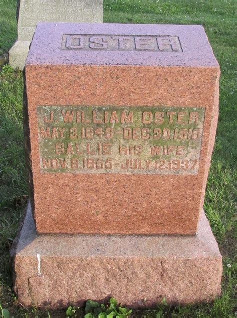 Jacob William Oster Ii 1848 1918 Find A Grave Memorial
