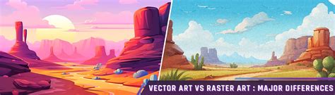 Vector Art Vs Raster Art Difference Between Vector Art And Raster Art