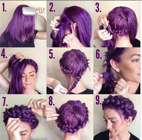 The Crown Braid Hairstyles How To