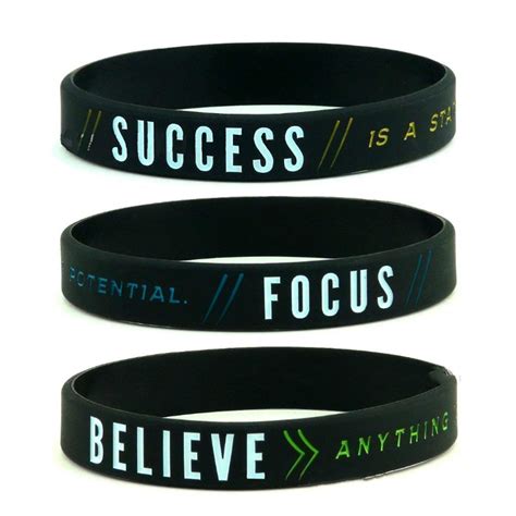 Motivatie Positieve Inspirational Moed Polsbandjes Vicedeal