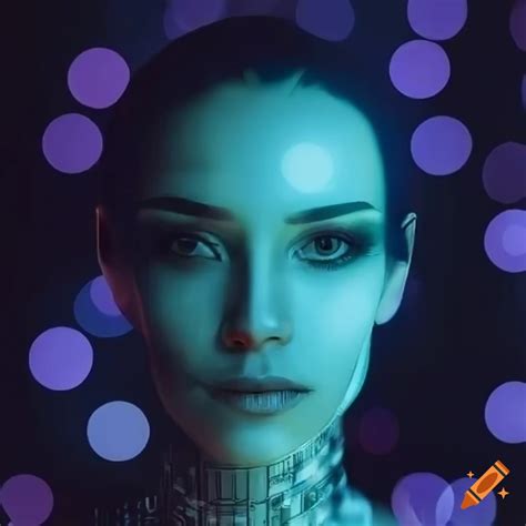 Futuristic Ai Face Illustration