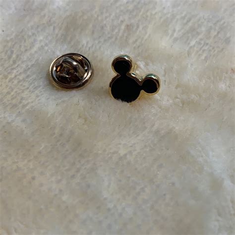 Mini Mickey Mouse Pin Vintage Disney Mouse Ears Gem