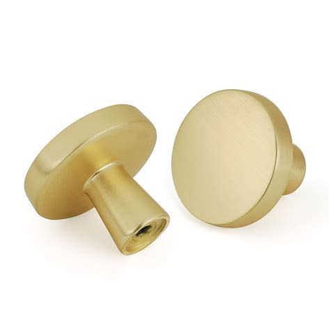 Gold Cabinet Knobs 10 Pack Gold Drawer Knobs Brushed Brass Cabinet