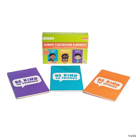 9 12 X 5 34 Open The Joy Jumbo Classroom Kindness Activity Cards