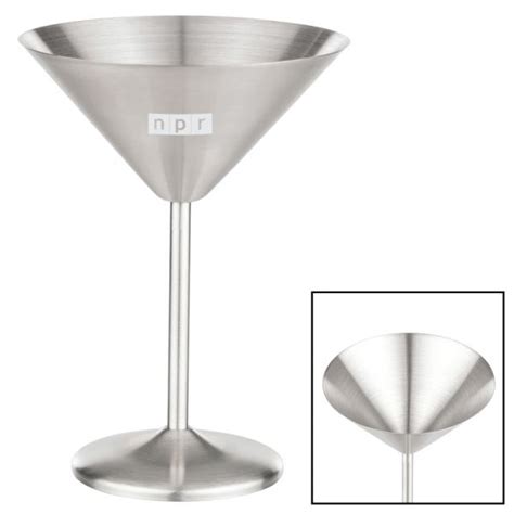 Promotional 10oz Stainless Steel Martini Glass Custom Promotional Products Rushimprint