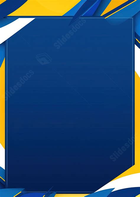 Swedish Flag Page Border And Printable Background In Word Slidesdocs