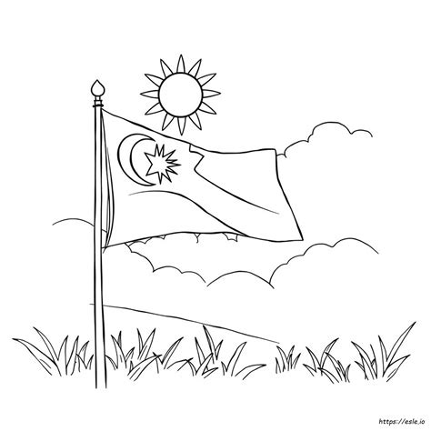 Merdeka Coloring Page Coloring Pages