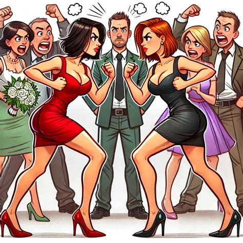 Cartoon Catfight 16 By Entrophication On Deviantart