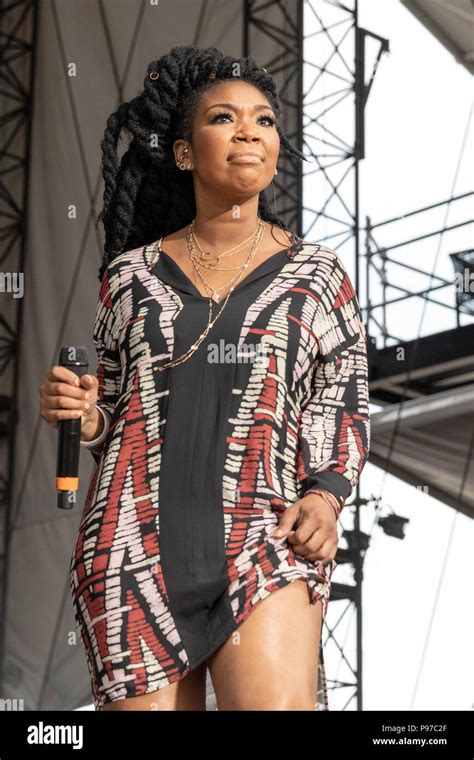 Chicago Illinois Usa 14th July 2018 Singer Brandy Brandy Norwood During The 4th Annual