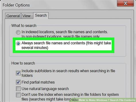 Ways To Make Windows Search File Contents WikiHow