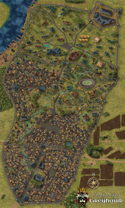 Free City Of Greyhawk Players Map Inkarnate Create Fantasy Maps Online