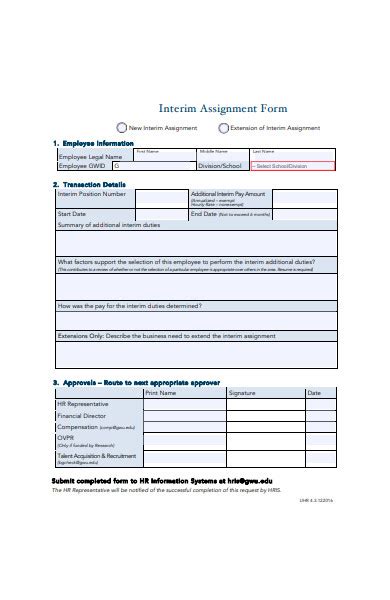 Free 51 Assignment Forms In Pdf Ms Word Xls
