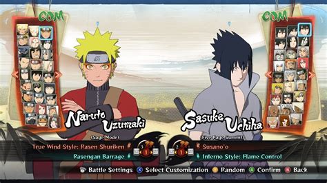 Naruto Sage Mode Vs Sasuke Susanoo