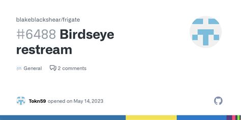 Birdseye Restream · Blakeblackshear Frigate · Discussion 6488 · Github