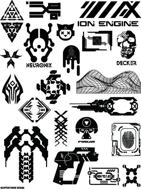 Cyberpunk Scifi Futuristic Svg Digital Downloadable Collection Vol 3 Etsy