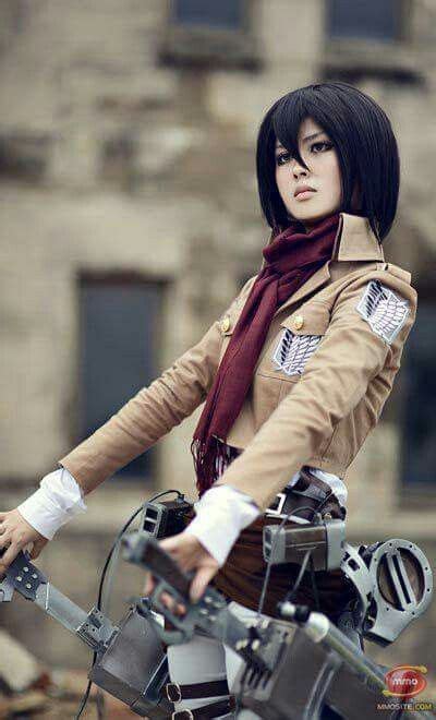 Misaka Aot Mikasa Ackerman Cosplay Manga Cosplay Cosplay Anime